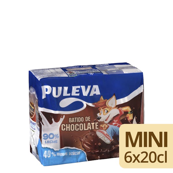 Precio en Mercadona de Batido de chocolate 90% leche Puleva 6 mini ...