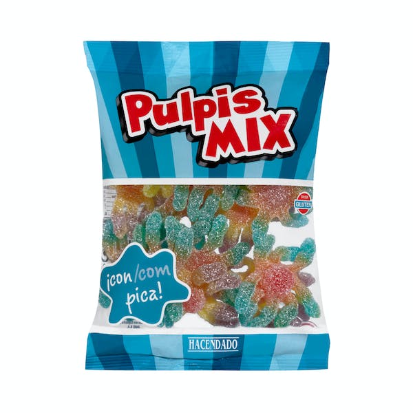 Golosinas Pulpis Mix Hacendado Paquete 0.25 kg desde 0,00 € | Abril ...