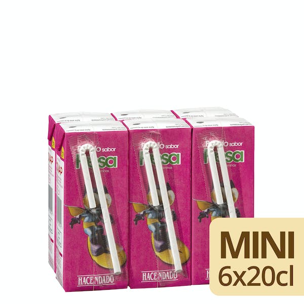 Precio en Mercadona de Batido sabor fresa Hacendado 6 mini bricks X 200 ...